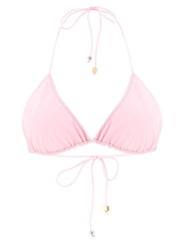 Jacquemus Le Haut De Plage Triangle Bikini Top - Pink