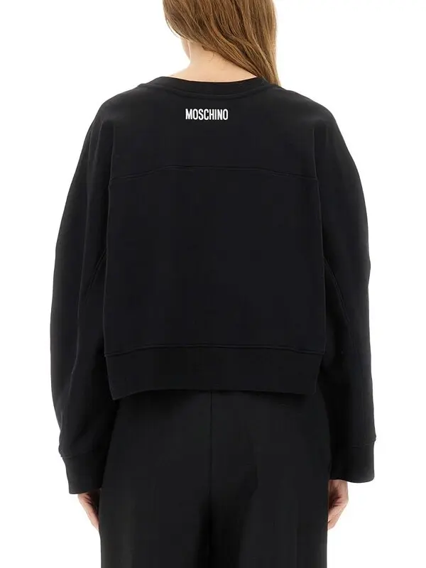 Moschino Smiley Face Crewneck Sweatshirt