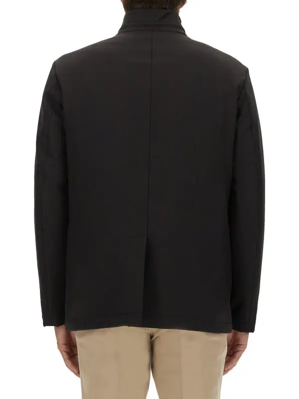 FAY Jacket With Hook Detailing - Black