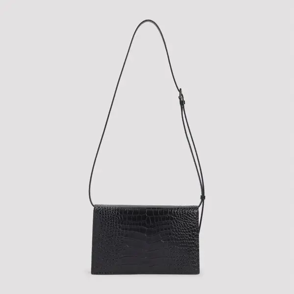 TOM FORD Soft Printed Croco Mini Bag - Black