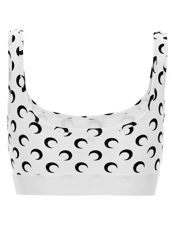 MARINE SERRE Moon Print Sporty Top - Multicolor