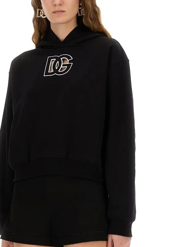 Dolce & Gabbana Sweatshirt With Dg Embroidery