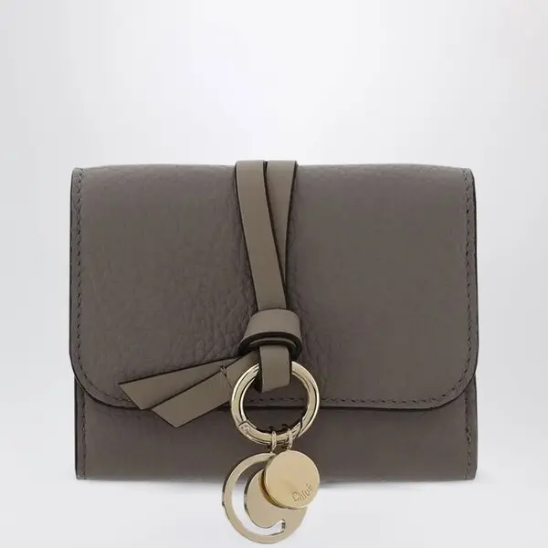 Chloé Small Alphabet Trifold Wallet - Gray
