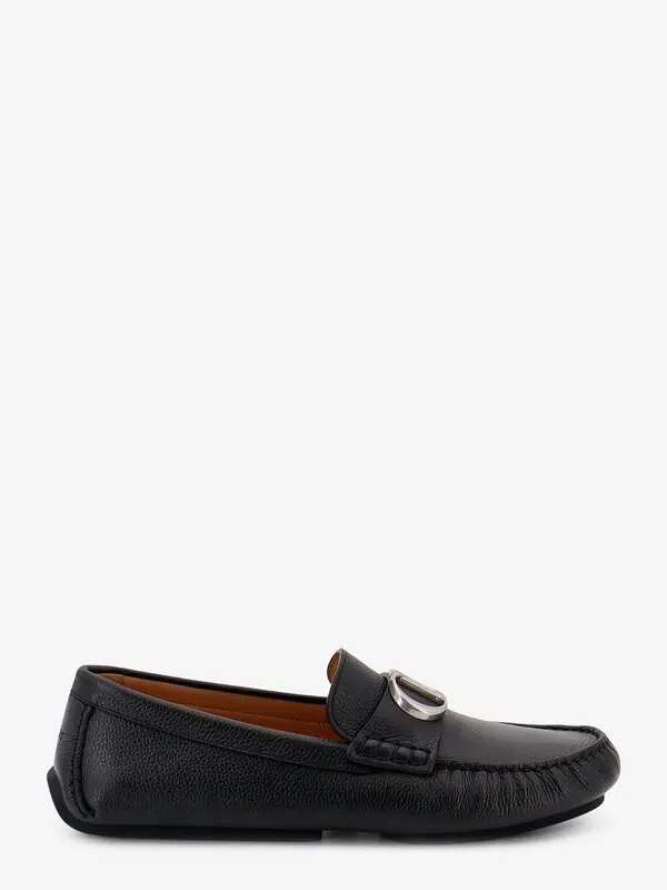 Dior Roadie Leather Loafers - Black