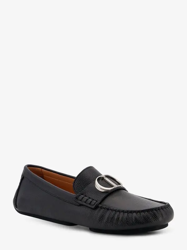 Dior Roadie Leather Loafers - Black