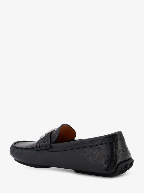 Dior Roadie Leather Loafers - Black