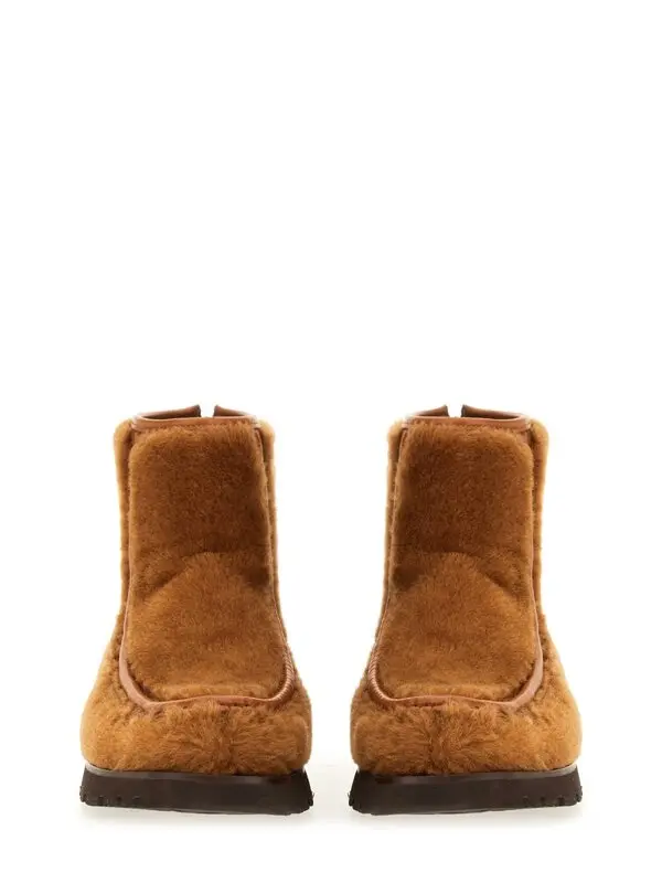 Hereu Armenta Fur Boots With Zipper