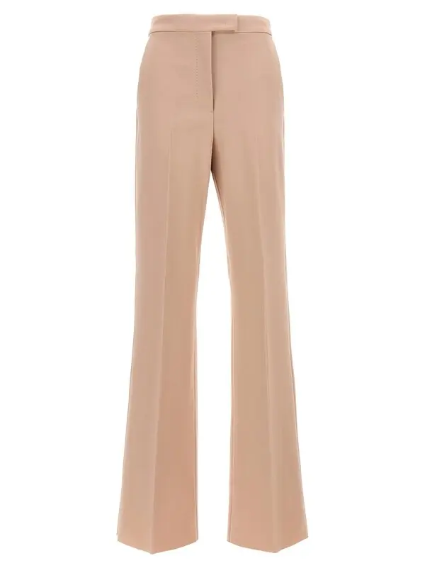 Max Mara Norcia Compact Jersey Trousers - Pink