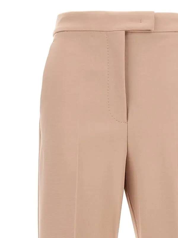Max Mara Norcia Compact Jersey Trousers - Pink