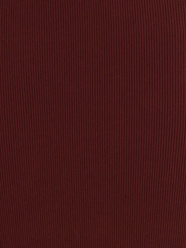 Max Mara Ribbed Skirt - Red