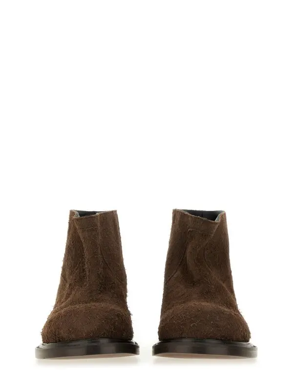 Moschino Crust Olivia Boots - Brown