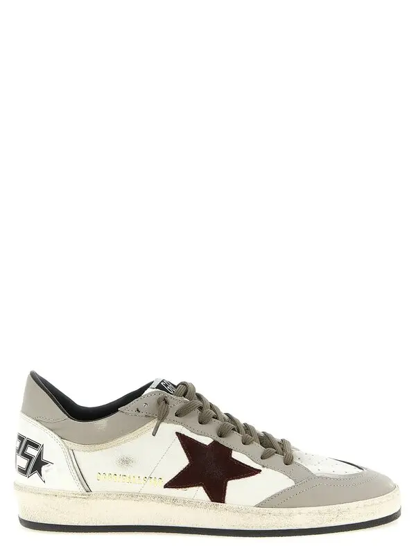 GOLDEN GOOSE Ballstar Leather Sneakers - Multicolor