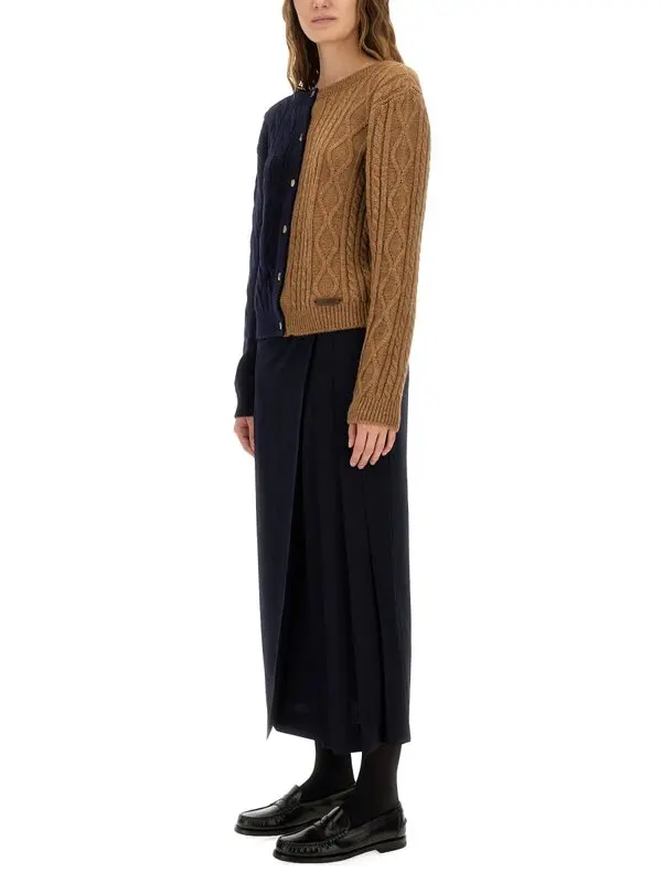 Moschino Midi Skirt With Toggle Closure