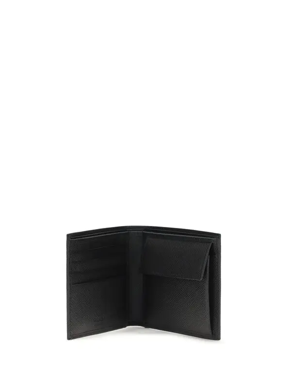 Prada Bifold Wallet In Saffiano Leather