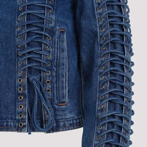 JEAN PAUL GAULTIER Denim Corset Jacket