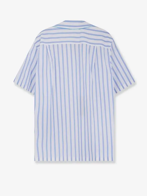 Dolce & Gabbana Striped Cotton And Silk Shirt - Multicolor