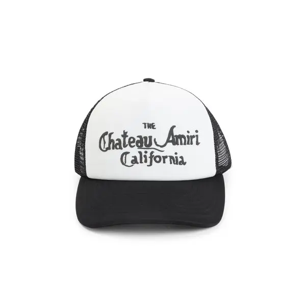 Amiri Chateau Trucker Hat - Black