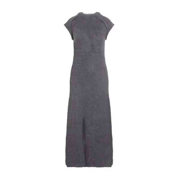 JIL SANDER Knit Long Dress - Gray