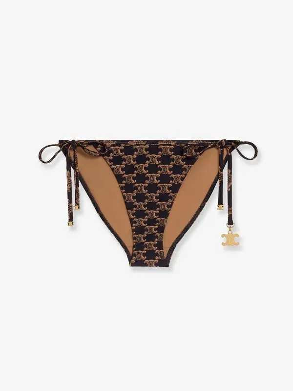 Celine Monogram Print Bikini Bottom