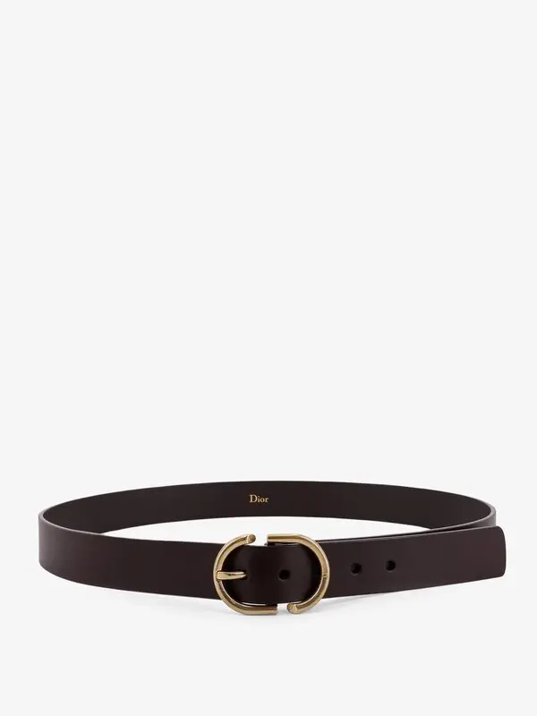 Dior Leather Belt - Multicolor