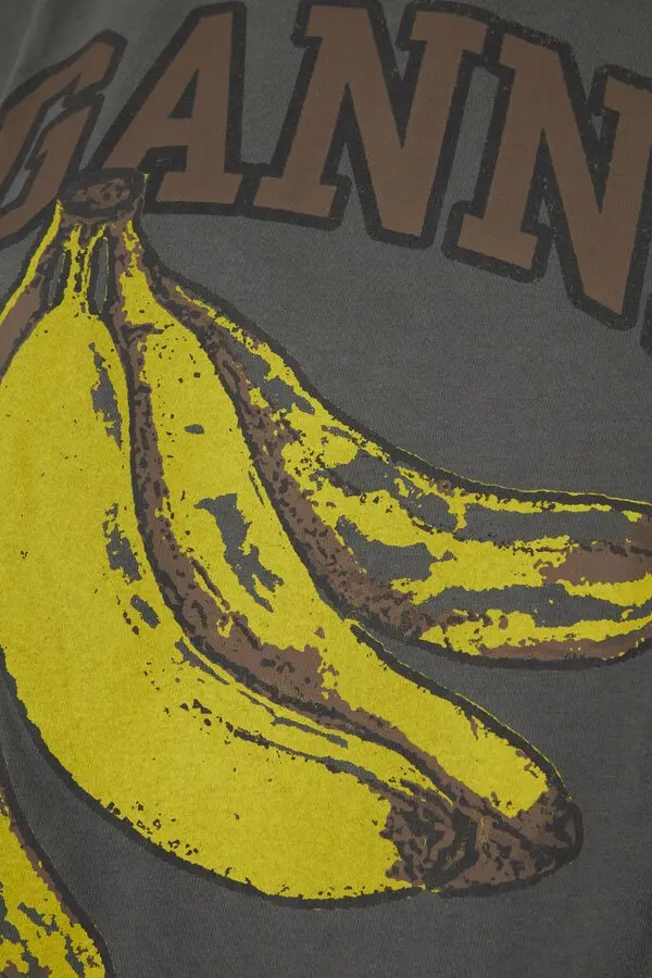 GANNI Have A Nice Day" Banana Graphic T-shirt - Multicolor