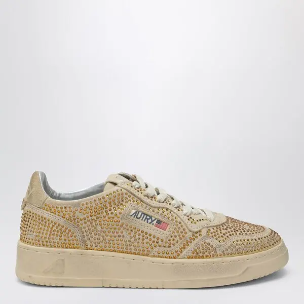 AUTRY Medalist Embellished Sneakers - Brown