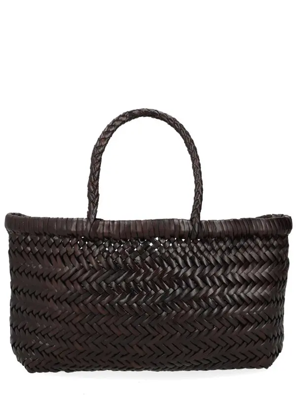 Dragon Diffusion Borsa Flat Gora Mini Leather Bag - Brown