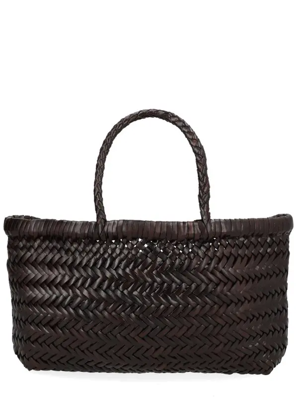 Dragon Diffusion Borsa Flat Gora Mini Leather Bag - Brown