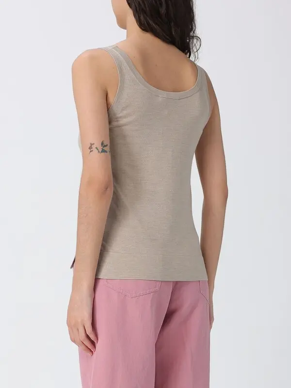 Max Mara Ribbed Tank Top - Gray
