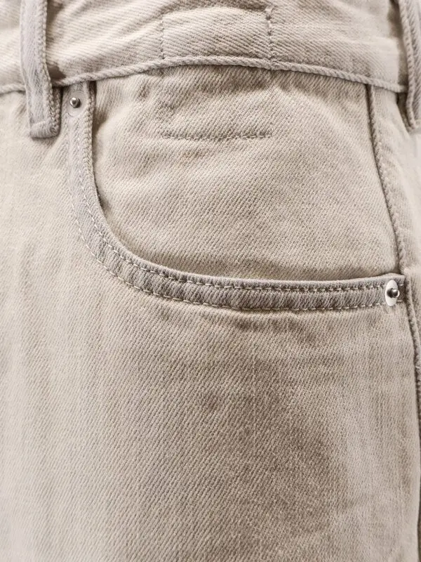 Rick Owens Wide Leg Denim Jeans