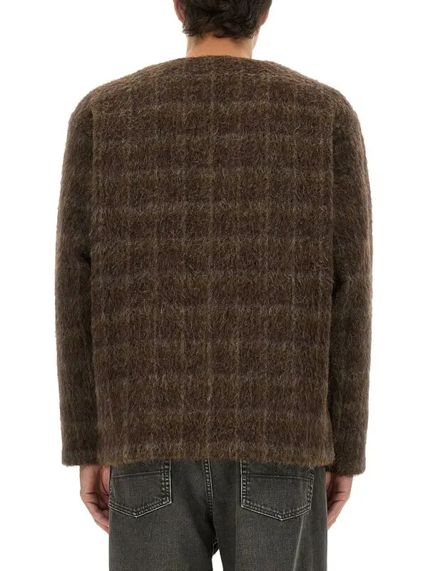 Our Legacy Textured Wool Blend Cardigan