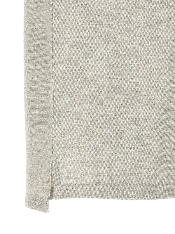 Saint Laurent Cassandre' Polo Shirt - Gray