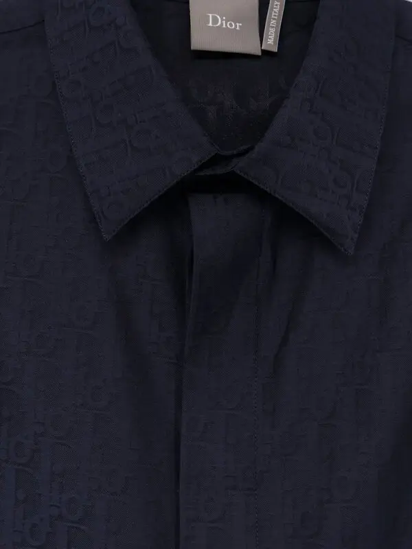Dior Oblique Cotton And Silk Shirt