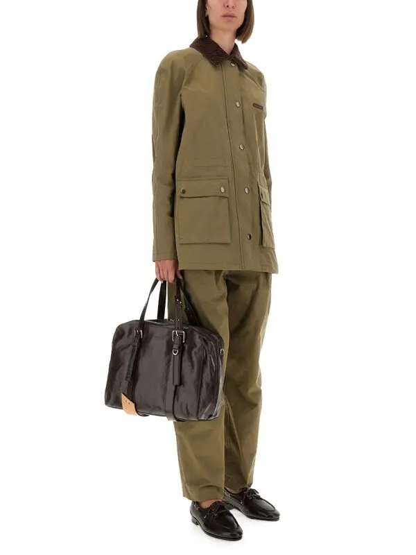 Moschino Heavy Cotton Jacket With Corduroy Collar