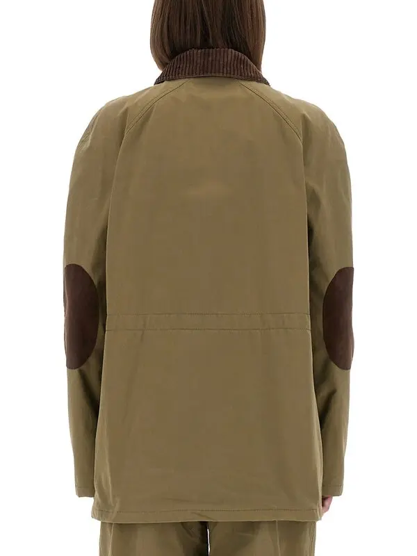 Moschino Heavy Cotton Jacket With Corduroy Collar