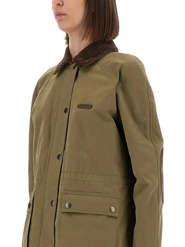 Moschino Heavy Cotton Jacket With Corduroy Collar