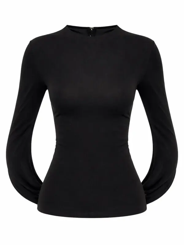 Alexander Wang Draped Back Top - Black