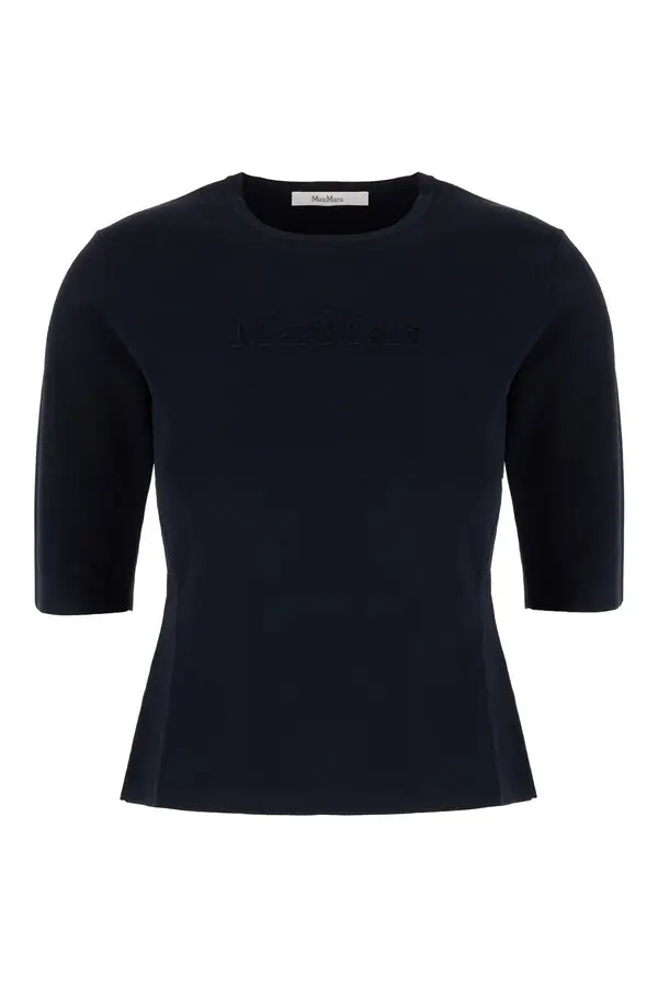 Max Mara Ribbed Knit T-shirt
