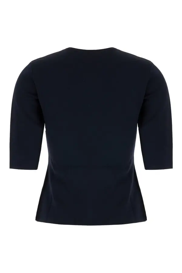 Max Mara Ribbed Knit T-shirt - Multicolor