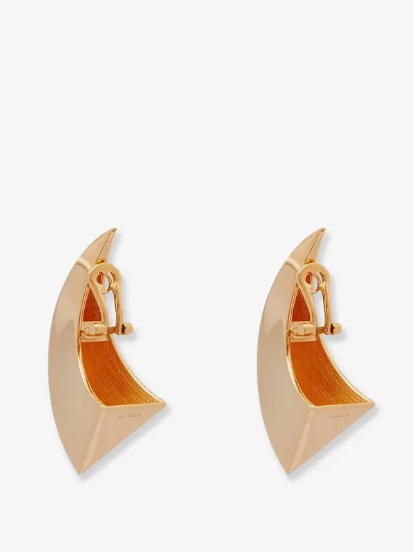 Alaïa Brass Sculptural Earrings - Multicolor
