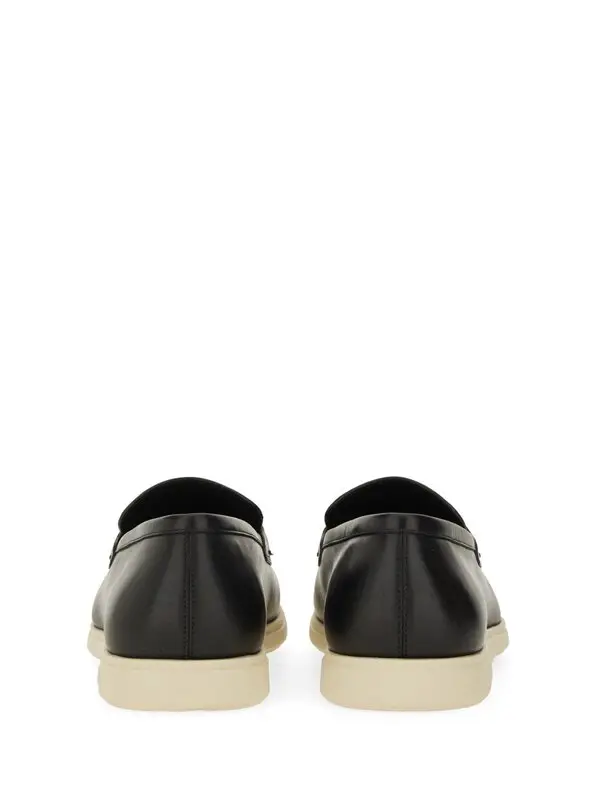 FERRAGAMO Gancini Moccasins - Black