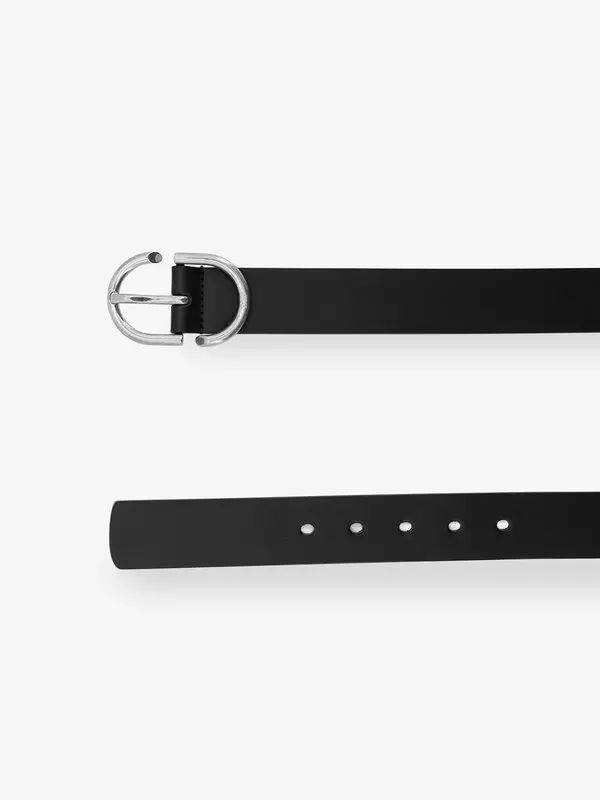 Dior Leather Belt With Cd Buckle