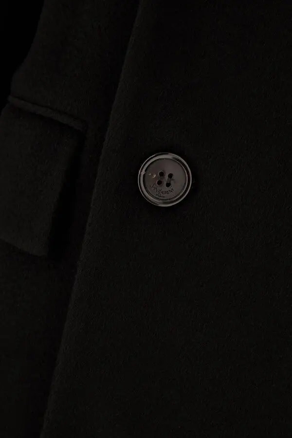 Saint Laurent Double Breasted Coat