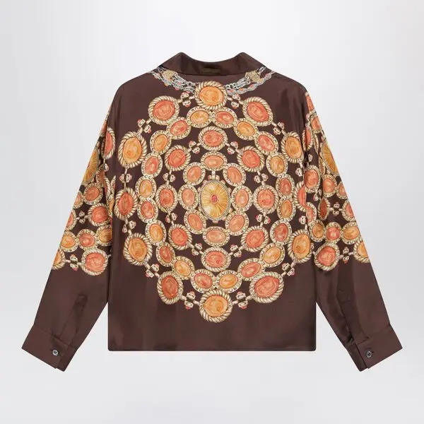 Versace Twill Printed Shirt - Multicolor