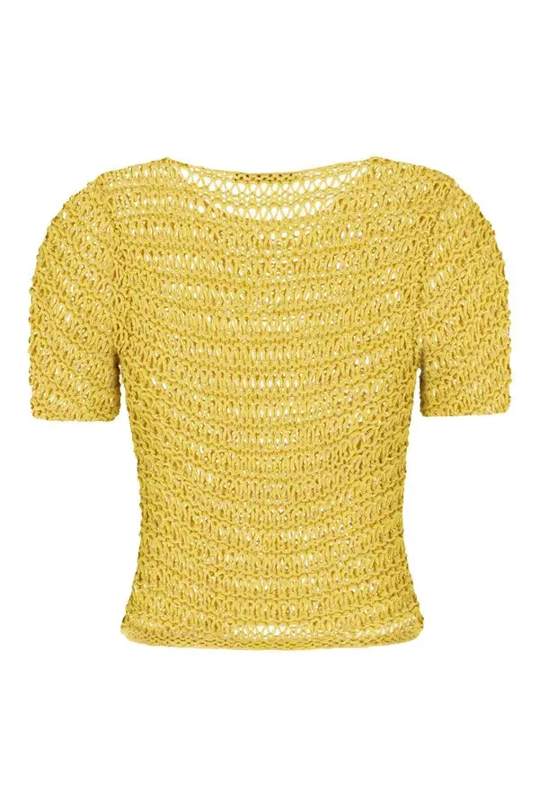 Alberta Ferretti Crocheted T-shirt