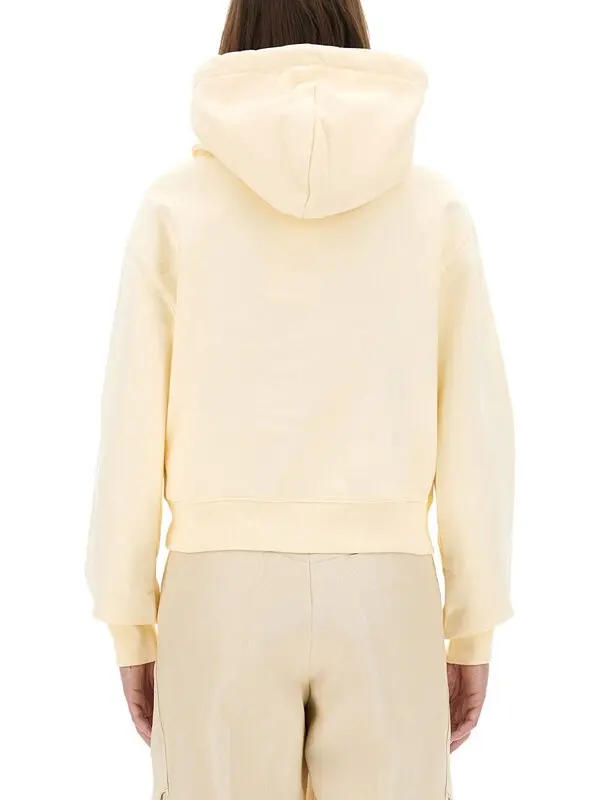 Jacquemus The Grosgrain Hoodie - Cream