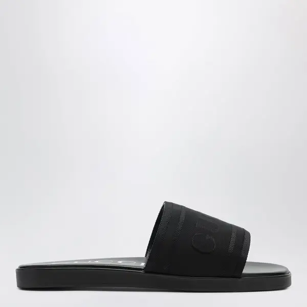 Gucci Jacquard Fabric Slides