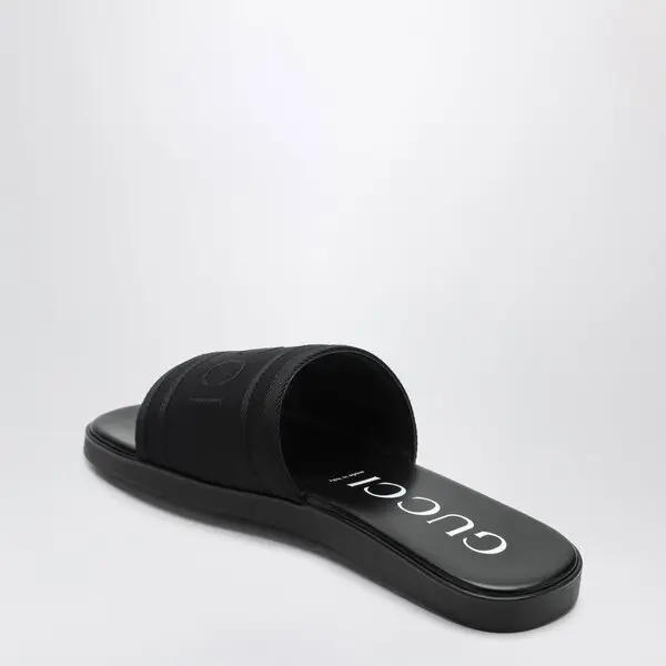 Gucci Jacquard Fabric Slides