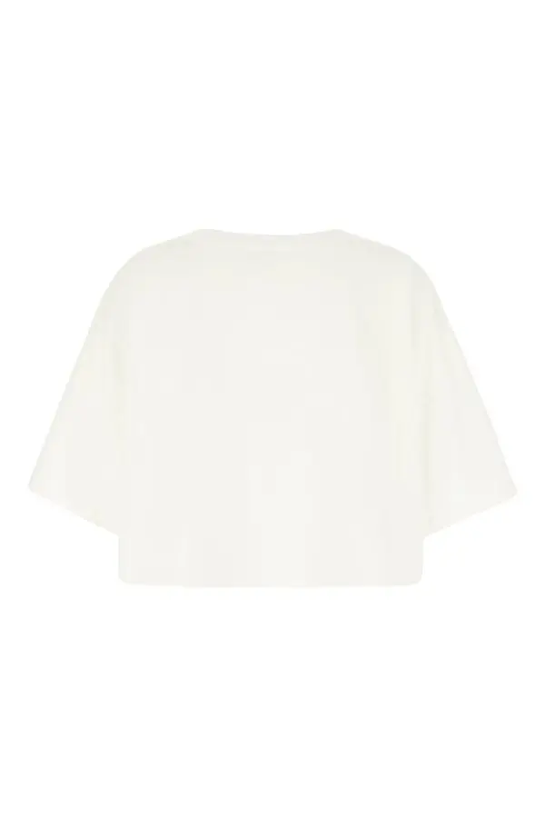 Chloé Logo Cropped T-shirt - Multicolor