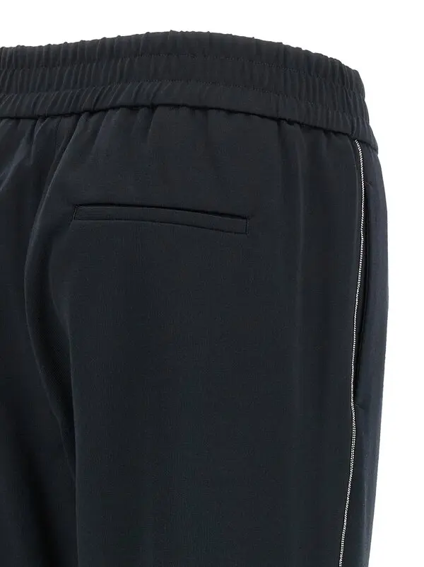 Peserico Punto Luce Straight Leg Trousers - Blue